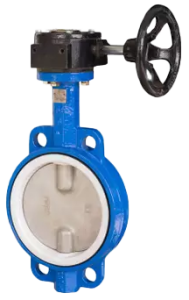 Válvula mariposa con timón hierro dúctil – Orbe